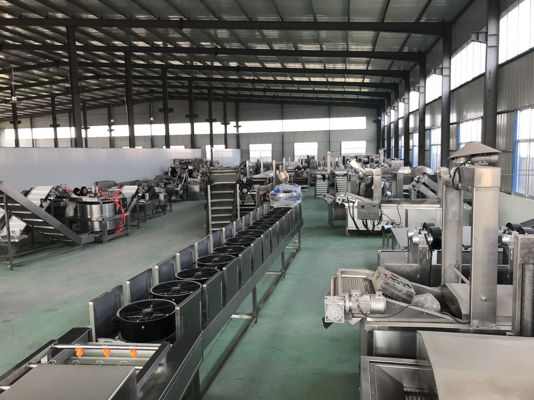 500kg/h automatic potato chips processing line